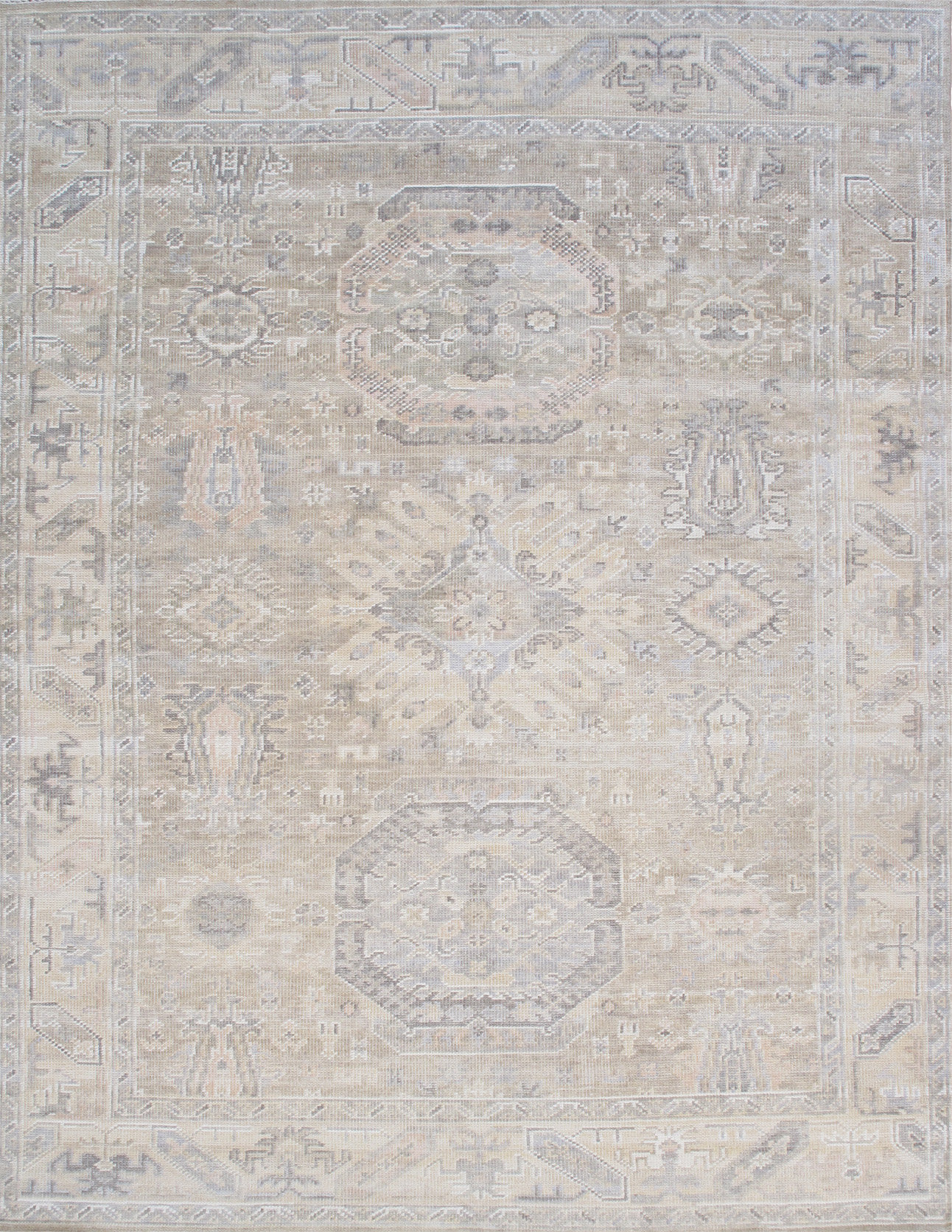 Pasargad Kazak Cream Wool Area Rug | Wayfair