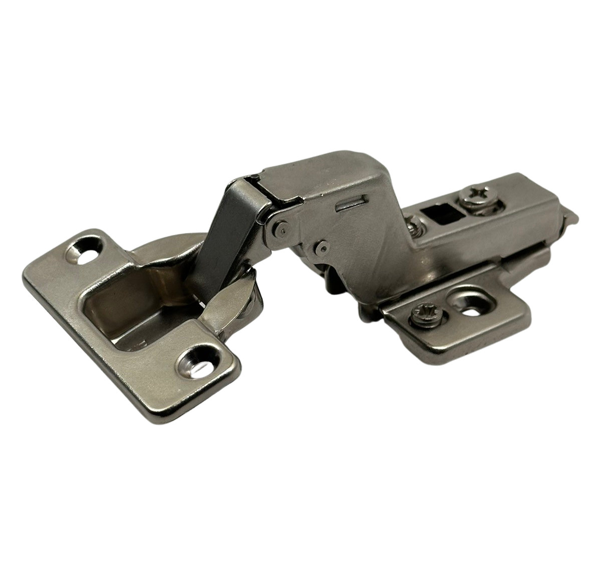 Solua 10-Pack Kit European Cabinet Hinges 105 Degree + Cross Plates ...