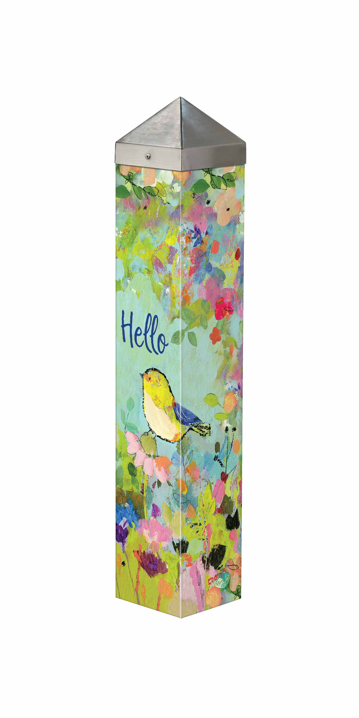 Studio M Bird Hello Pole Outdoor Decorative Garden Art | Wayfair