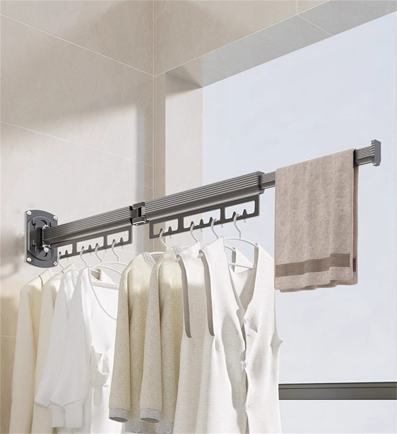 Meta Tarmor Invisible Folding Clothes Rack | Wayfair