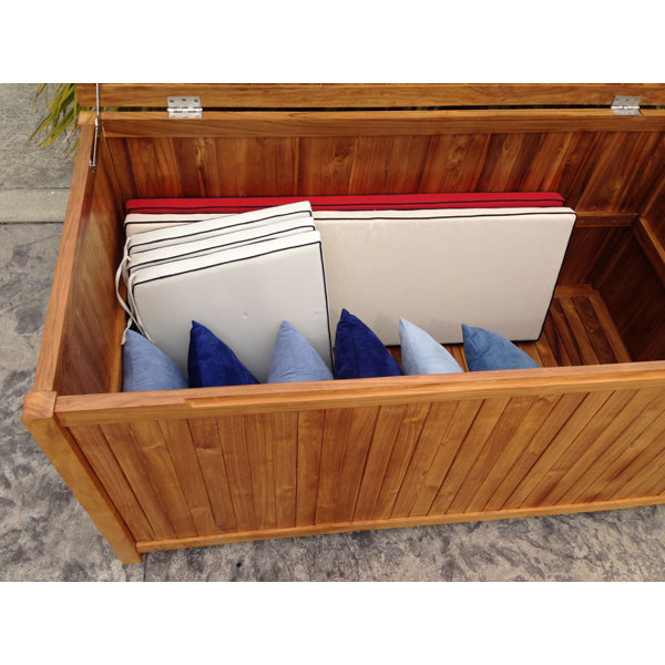 Bay Isle Home™ Everleigh Teak Deck Box & Reviews | Wayfair