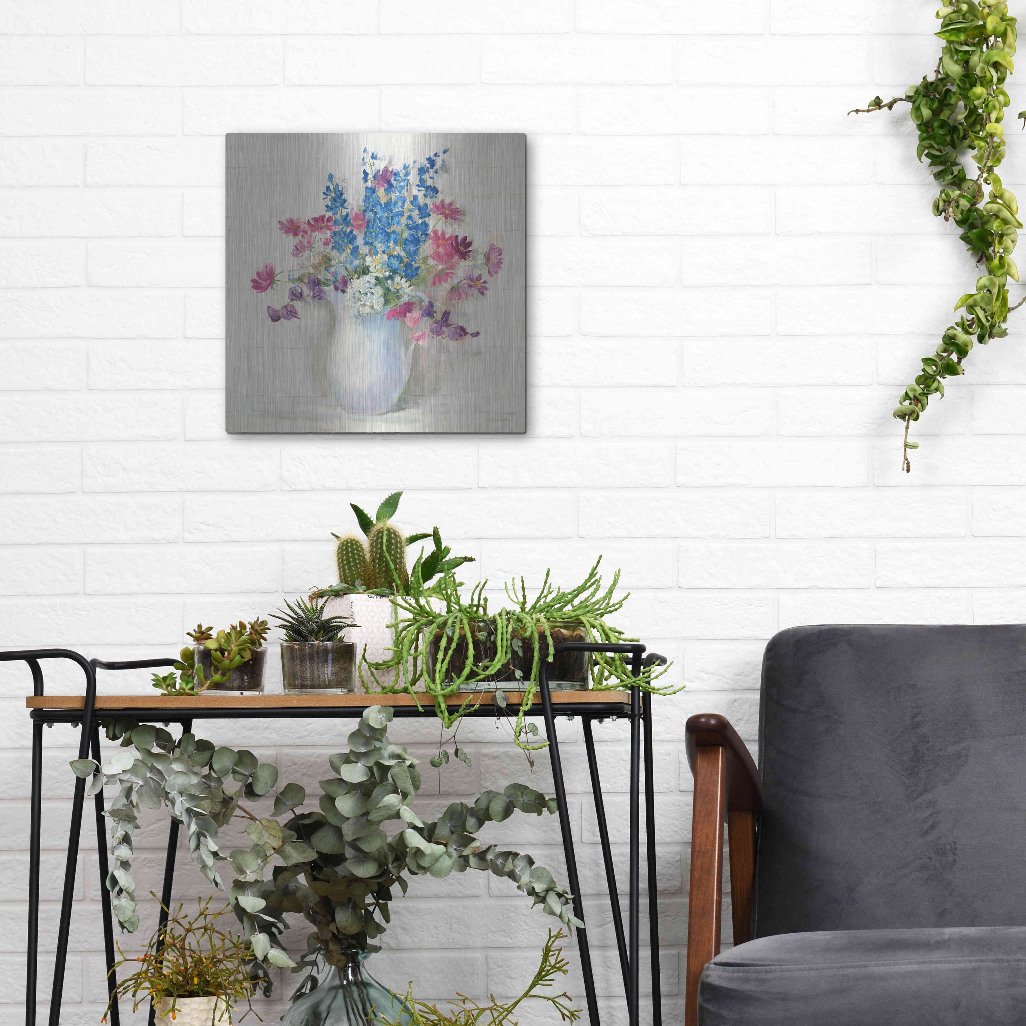 Lark Manor 'Ironstone Bouquet II Bright' by Carol Rowan, Metal Wall Art ...