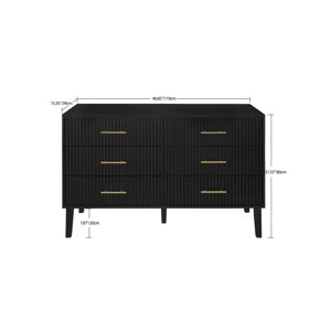 Mercer41 Ruminer 6 - Drawer Dresser & Reviews | Wayfair