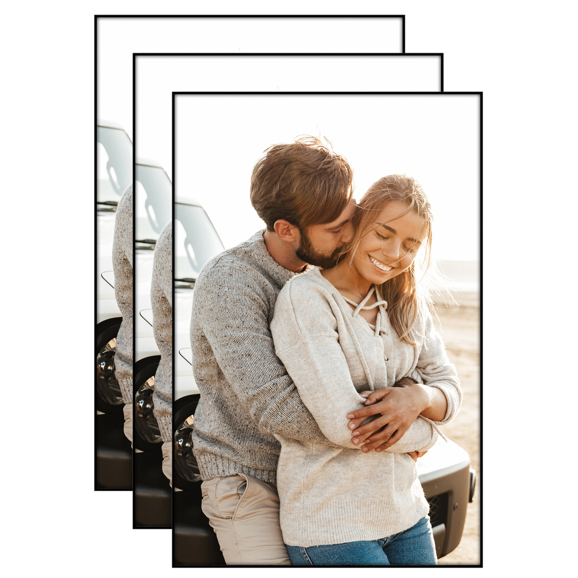 Americanflat Front Loading Picture Frame Set - Perfect for Photos and ...