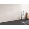 Ackland Metrola 4 in. x 12 in. Glossy Ceramic Bullnose Tile Trim ...