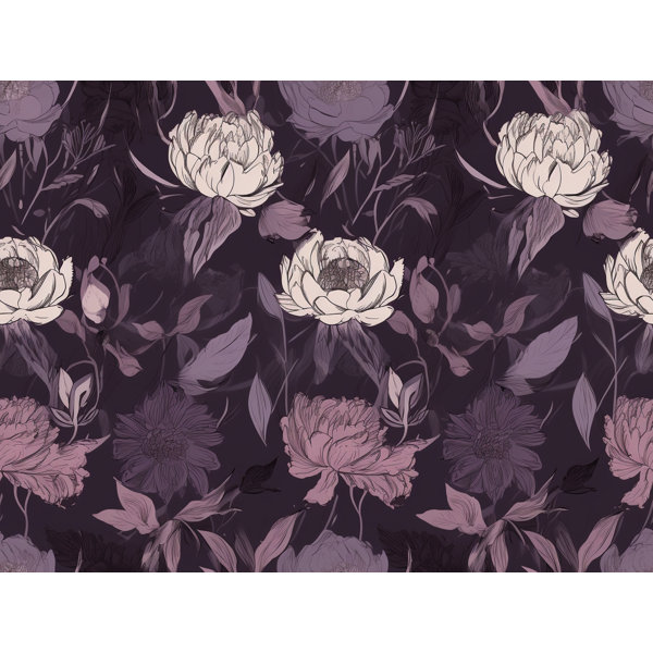 East Urban Home Kamorion Floral Shower Curtain | Wayfair