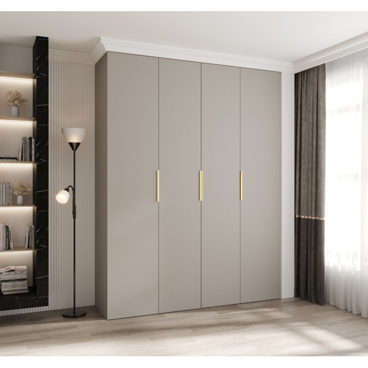Latitude Run Anquanette 4-door hinged door wardrobe | Wayfair.co.uk