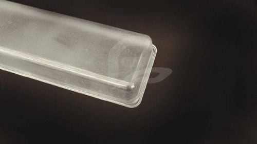 Symple Stuff Curled Hook Clear Crepe Vaportight Lens | Wayfair