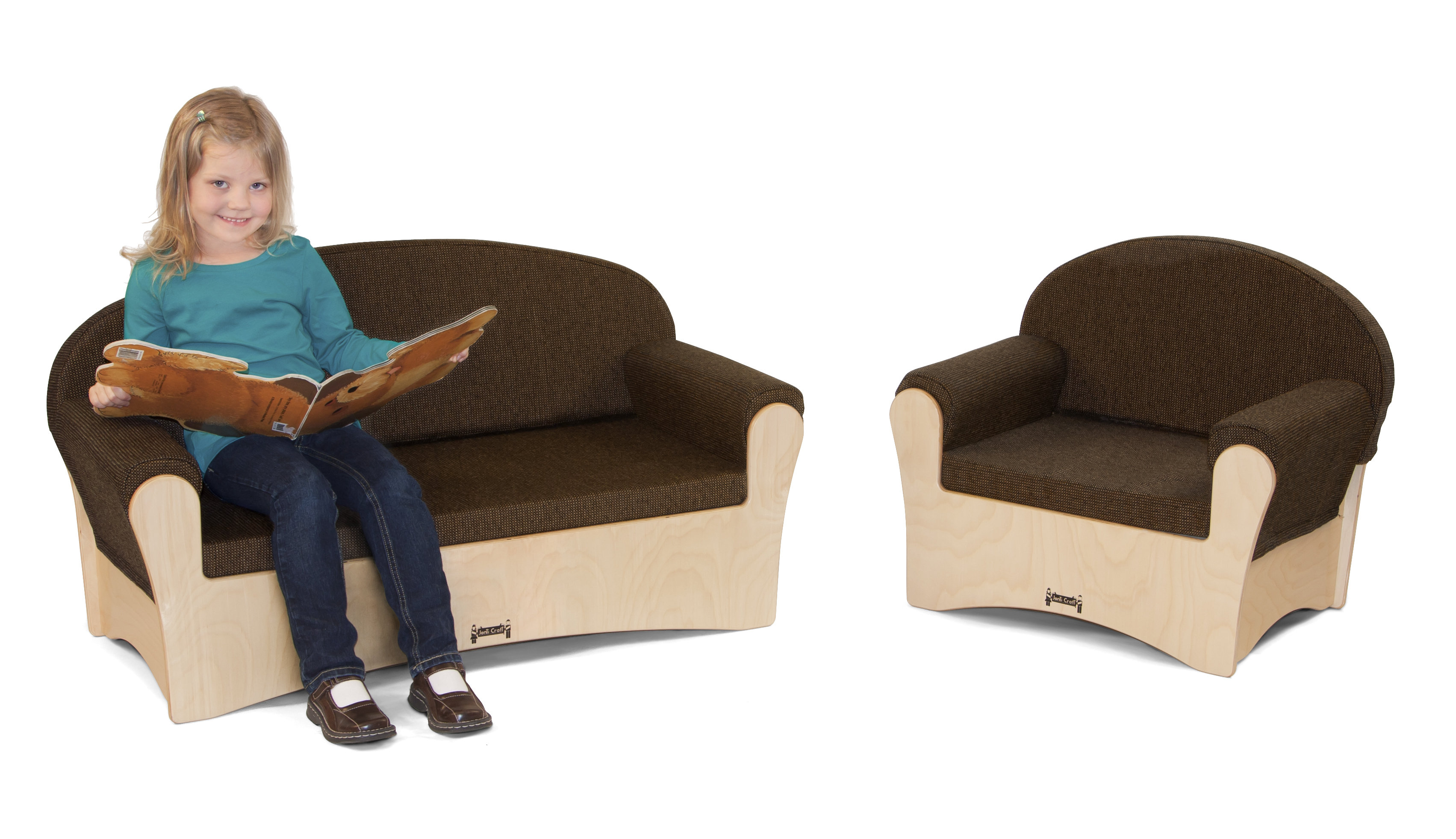 Jonti-Craft® Komfy Sofa + Chair Set | Wayfair