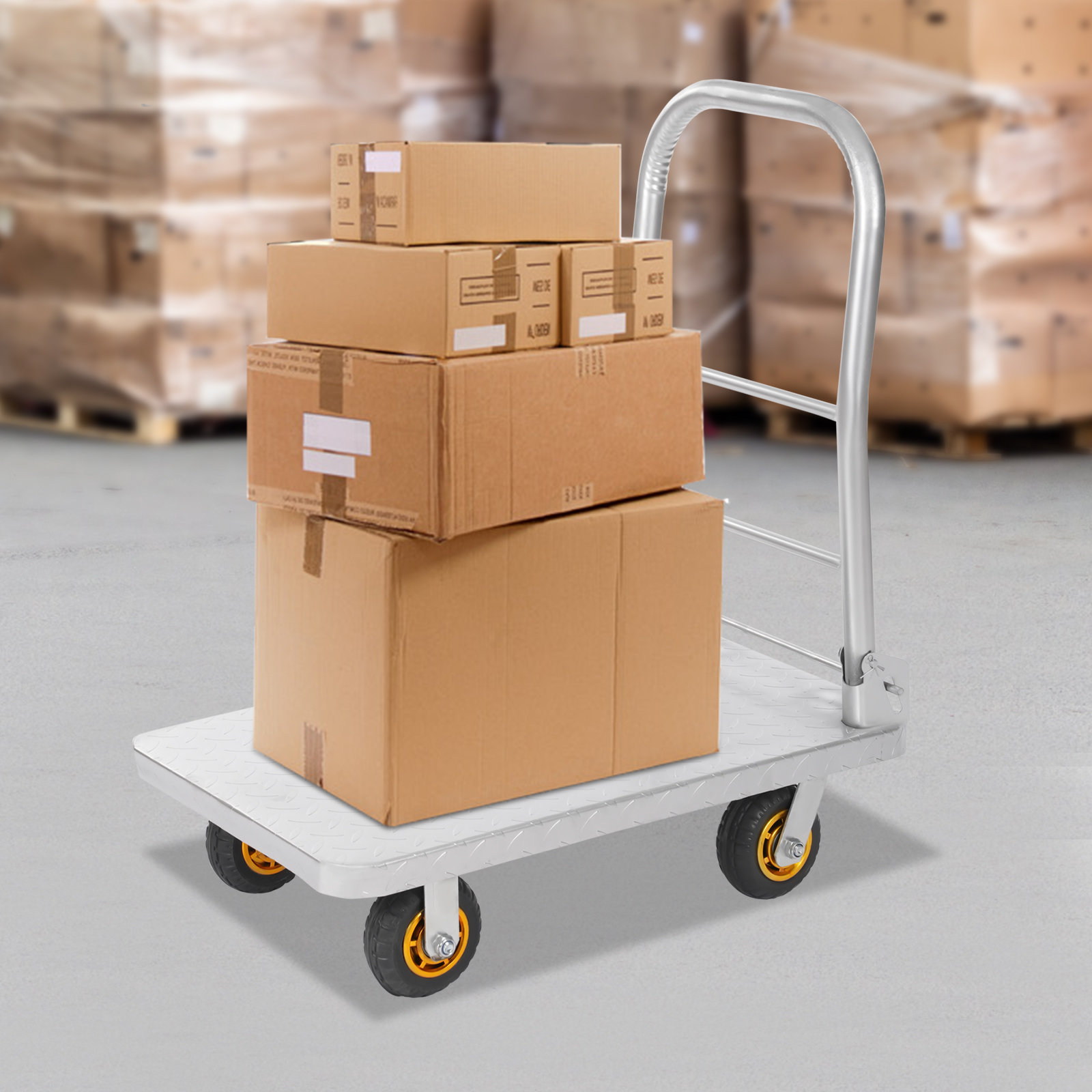 YYBSH 500Kg/1102Lb Capacity Heavy Duty Platform Hand Truck - Wayfair Canada