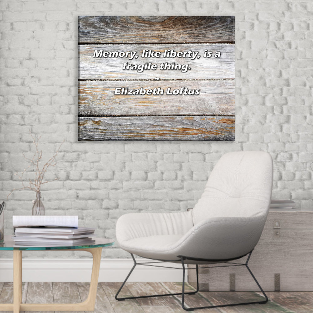 One Allium Way® Artsy Quote "Memory, like liberty, is a fragile thing ...