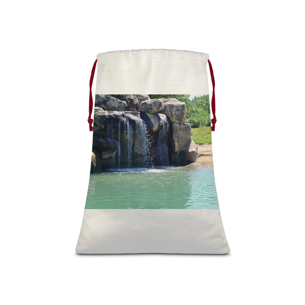 East Urban Home Sublimation Linen Drawstring Sack Laundry Hamper | Wayfair