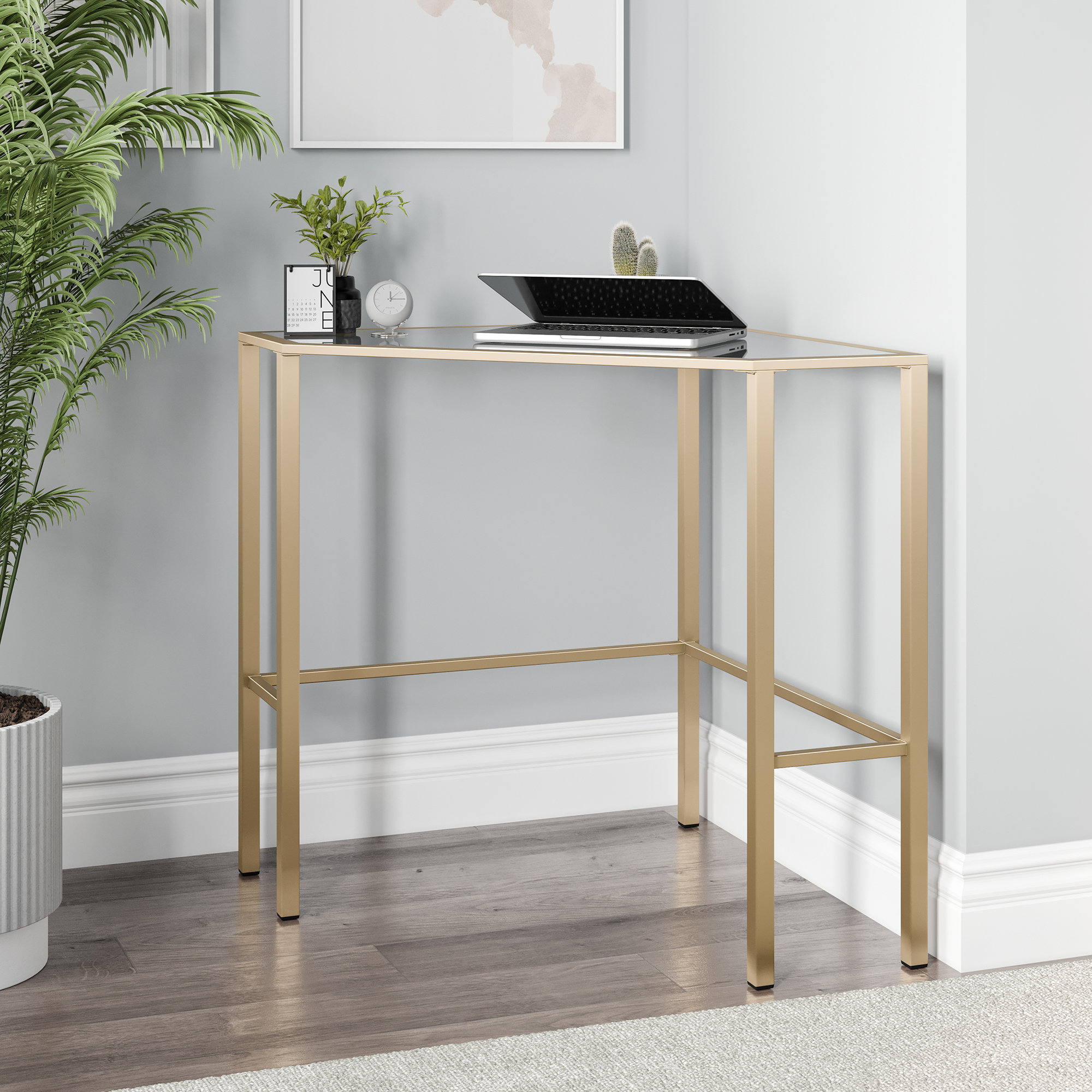 Wrought Studio™ Coopers Corner Desk & Reviews | Wayfair