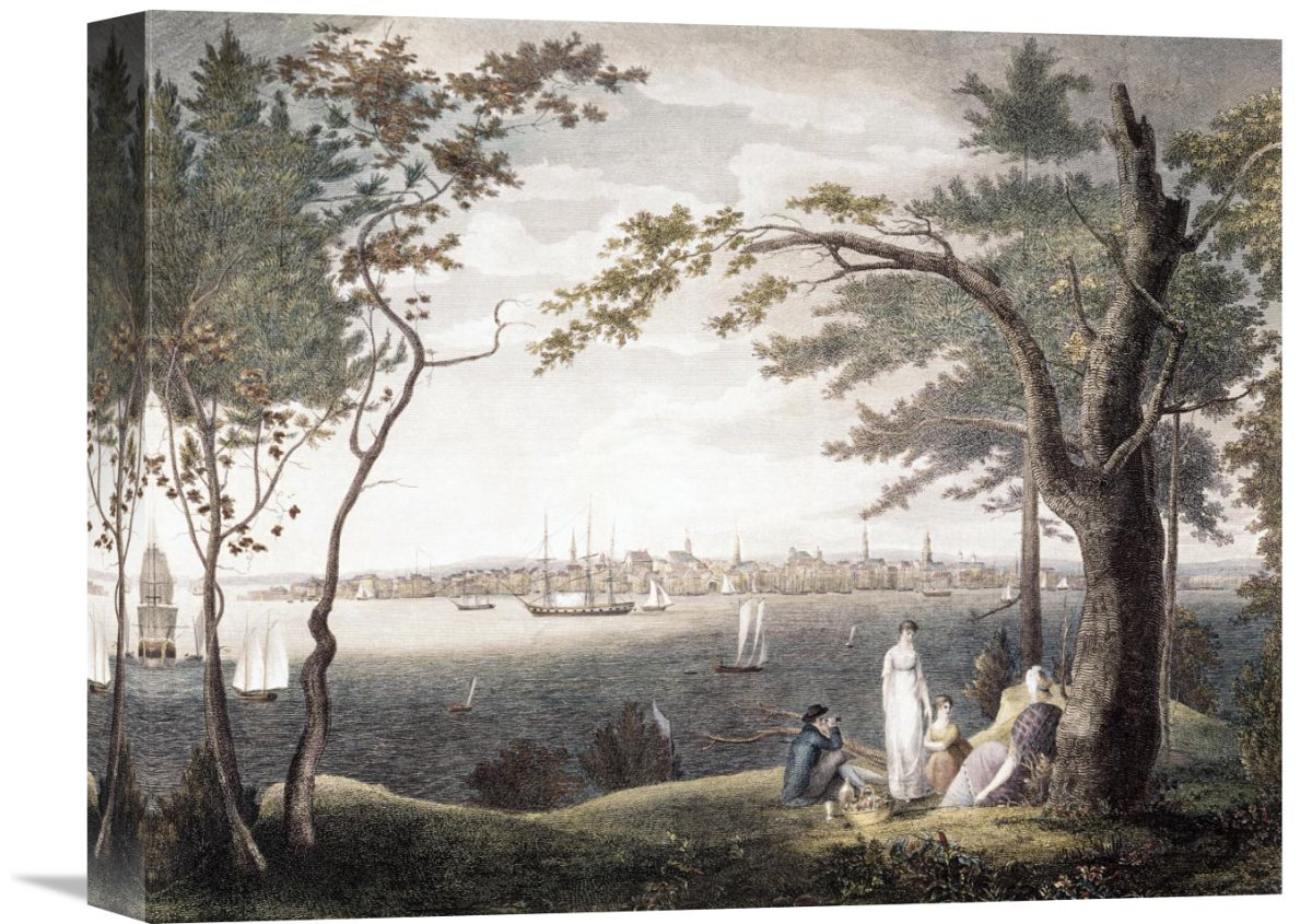 Global Gallery 'City of New York' by Samuel Seymour Painting Print on ...