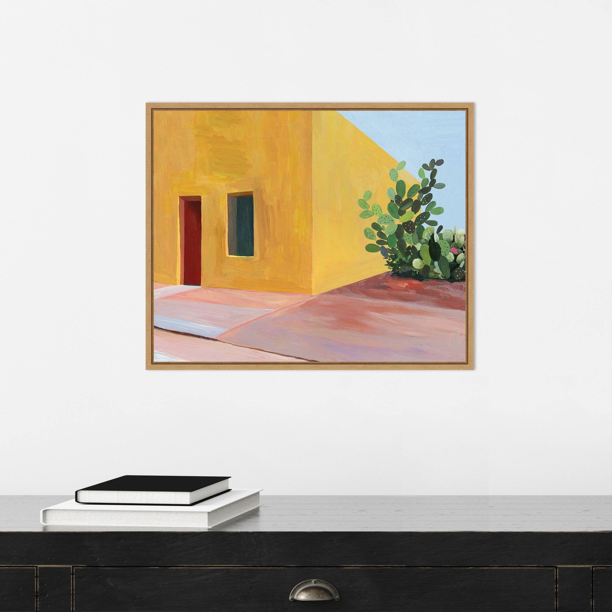 Red Barrel Studio® Florann Tuscan Valley House II Framed On Canvas by ...
