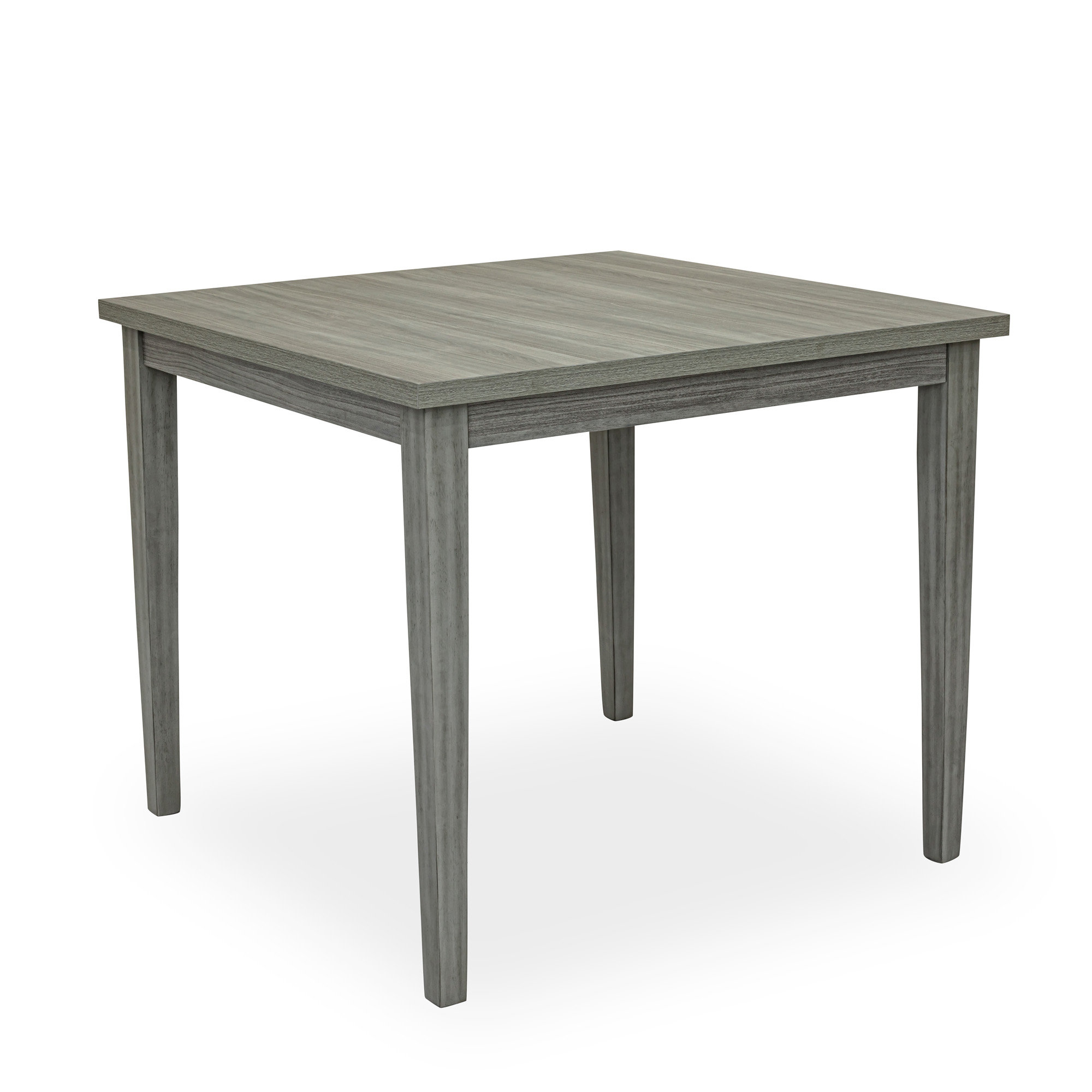 Red Barrel Studio® 1Pc Counter Height Gray Color Square Shape Table ...