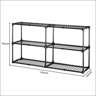 Rebrilliant Versatile 3-Shelf Wire Rack Set for Efficient Organization ...