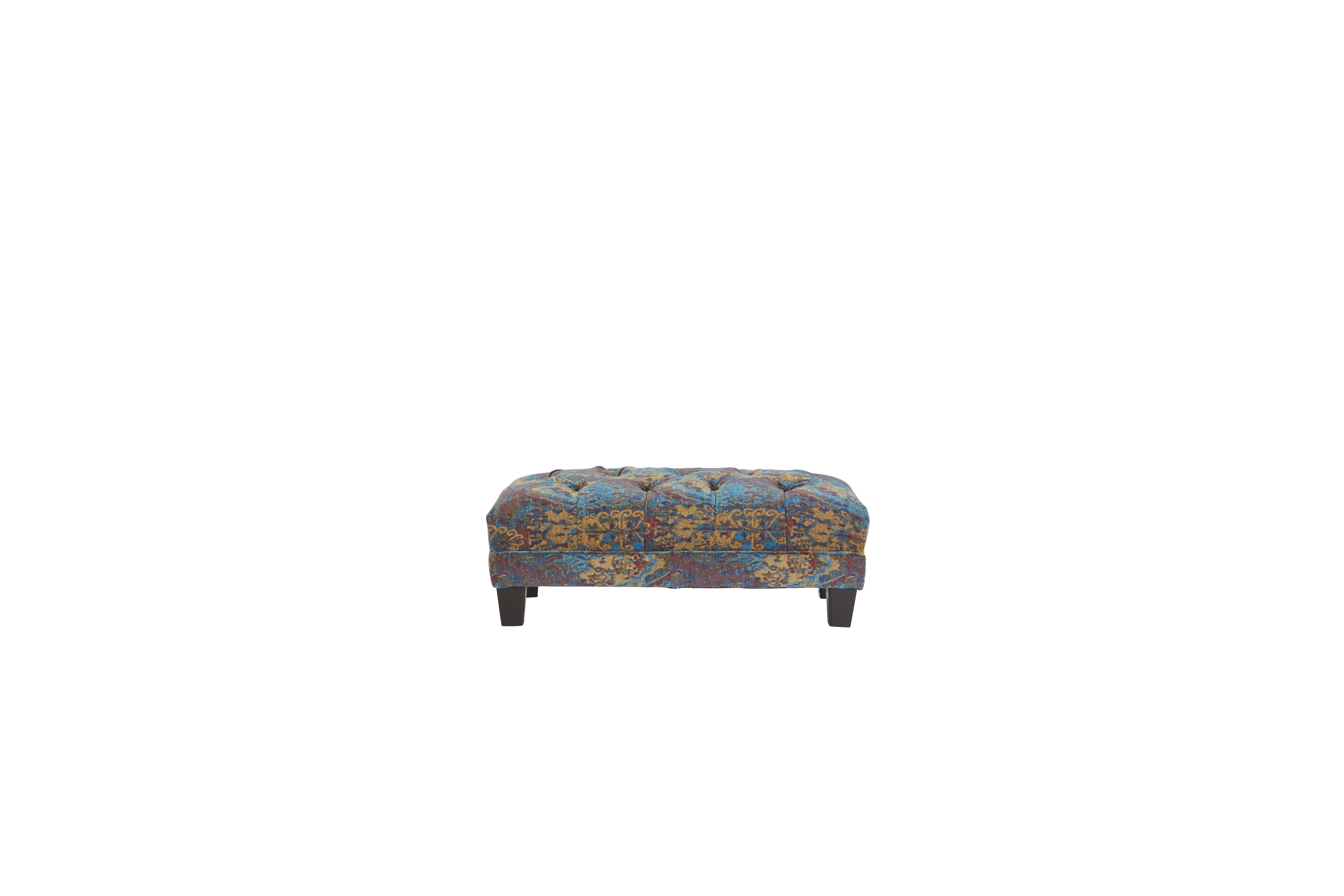 Latitude Run® Tufted Rectangle Geometric Ottoman | Wayfair