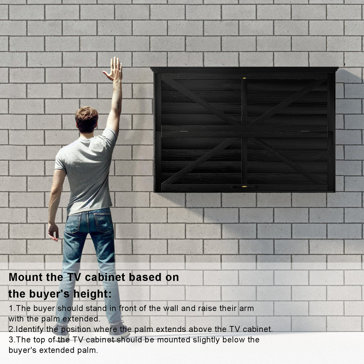Union Rustic Outdoor TV Enclosure Solid Wood TV Cover 43 Inch ...