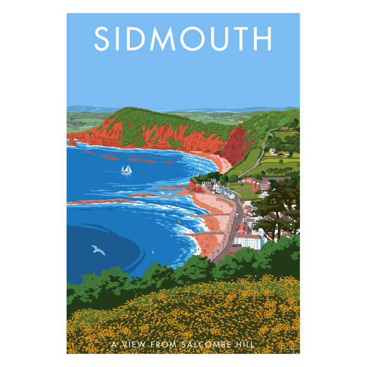 George Oliver Sidmouth by Stephen Millership - Graphic Art | Wayfair.co.uk
