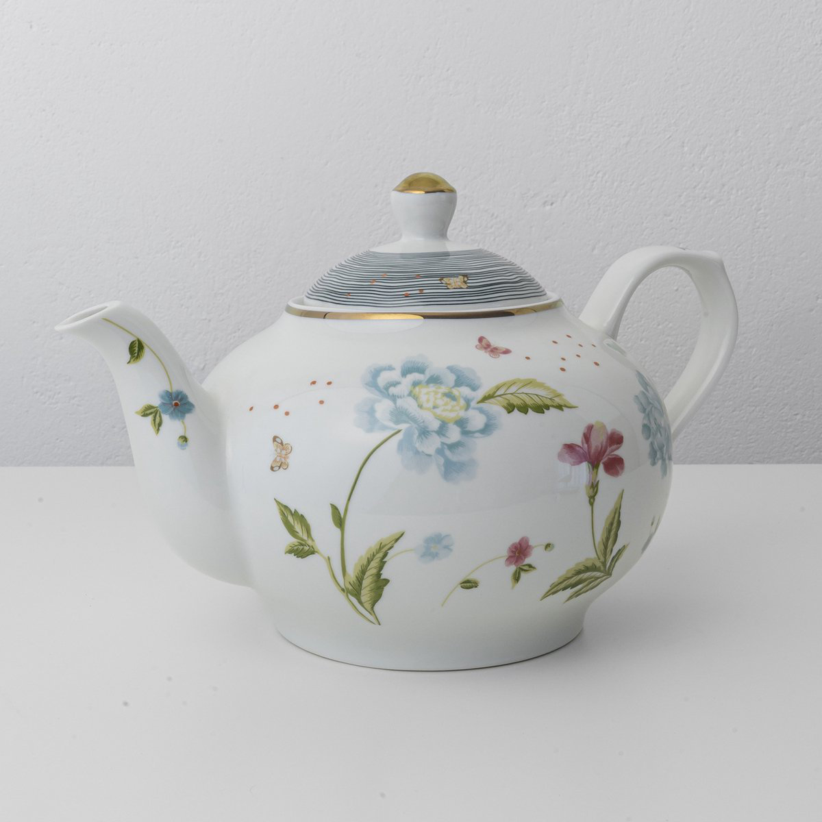 Laura Ashley Heritage Collectables Elveden 12 -oz. Bone China Teapot ...
