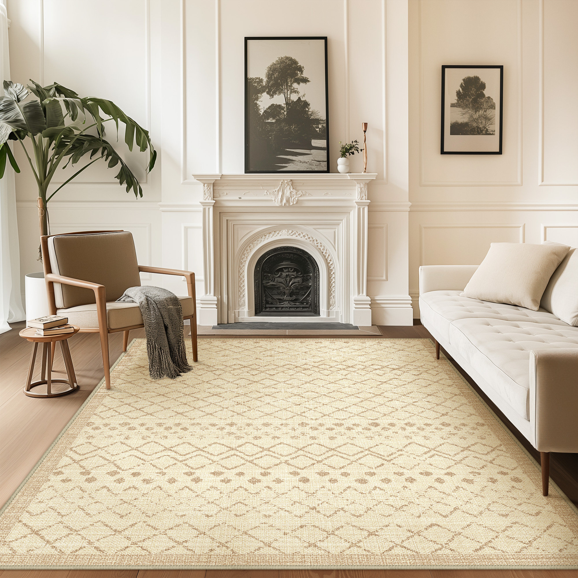 Loon Peak® Area Rug for Living Room Machine Washable Rugs | Wayfair