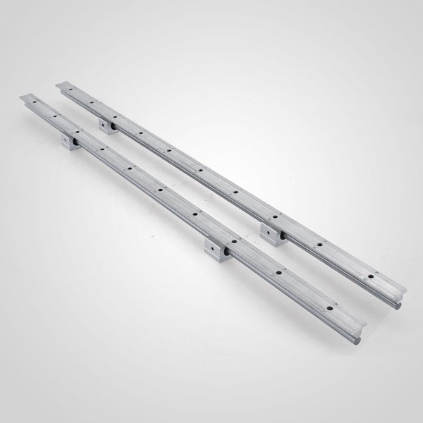 VEVOR Linear Rail SBR12-1000mm 38mm Linear Slide W/ 4 SBR12UU Bearing ...