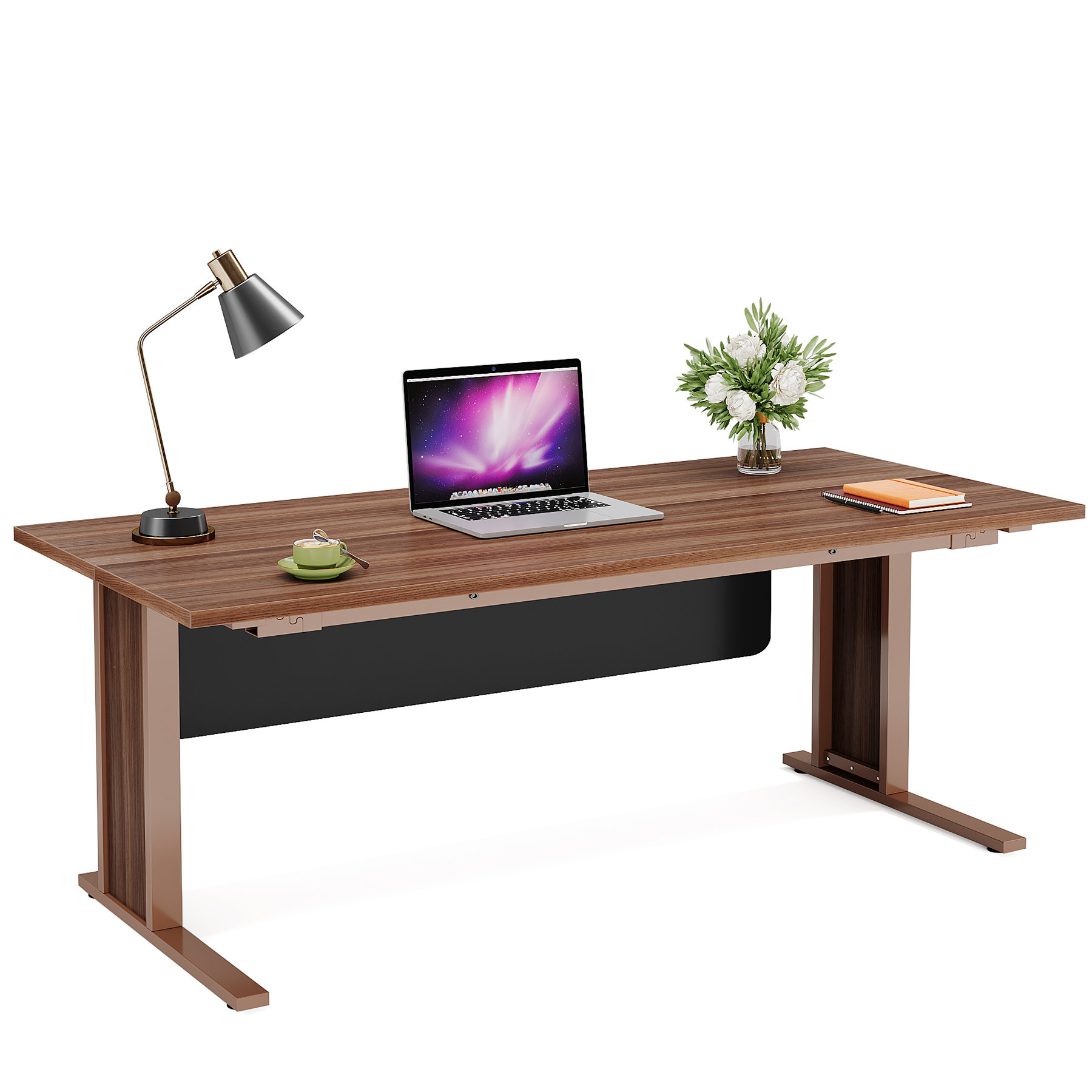 Ebern Designs 63" Large Computer Executive Desk | Wayfair