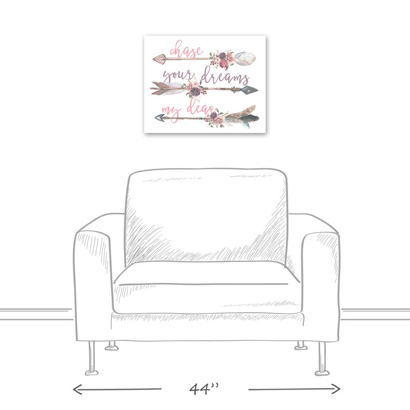 Harriet Bee Kulp Chase Your Dreams My Dear Canvas Art | Wayfair