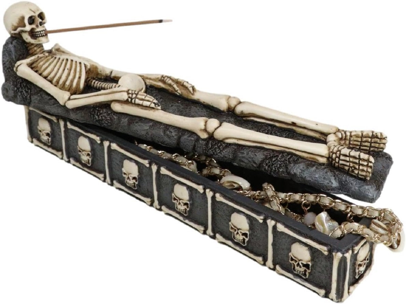 Trinx Bone Chilling Skeleton Rest In Peace Tomb Graveyard Incense Stick ...