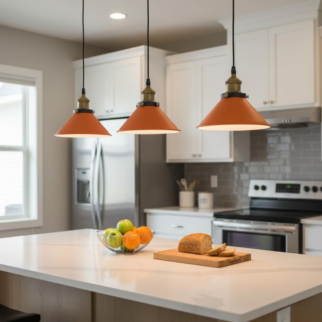 Trent Austin Design® 3 Way Adjustable Industrial Pendant Light Vintage ...