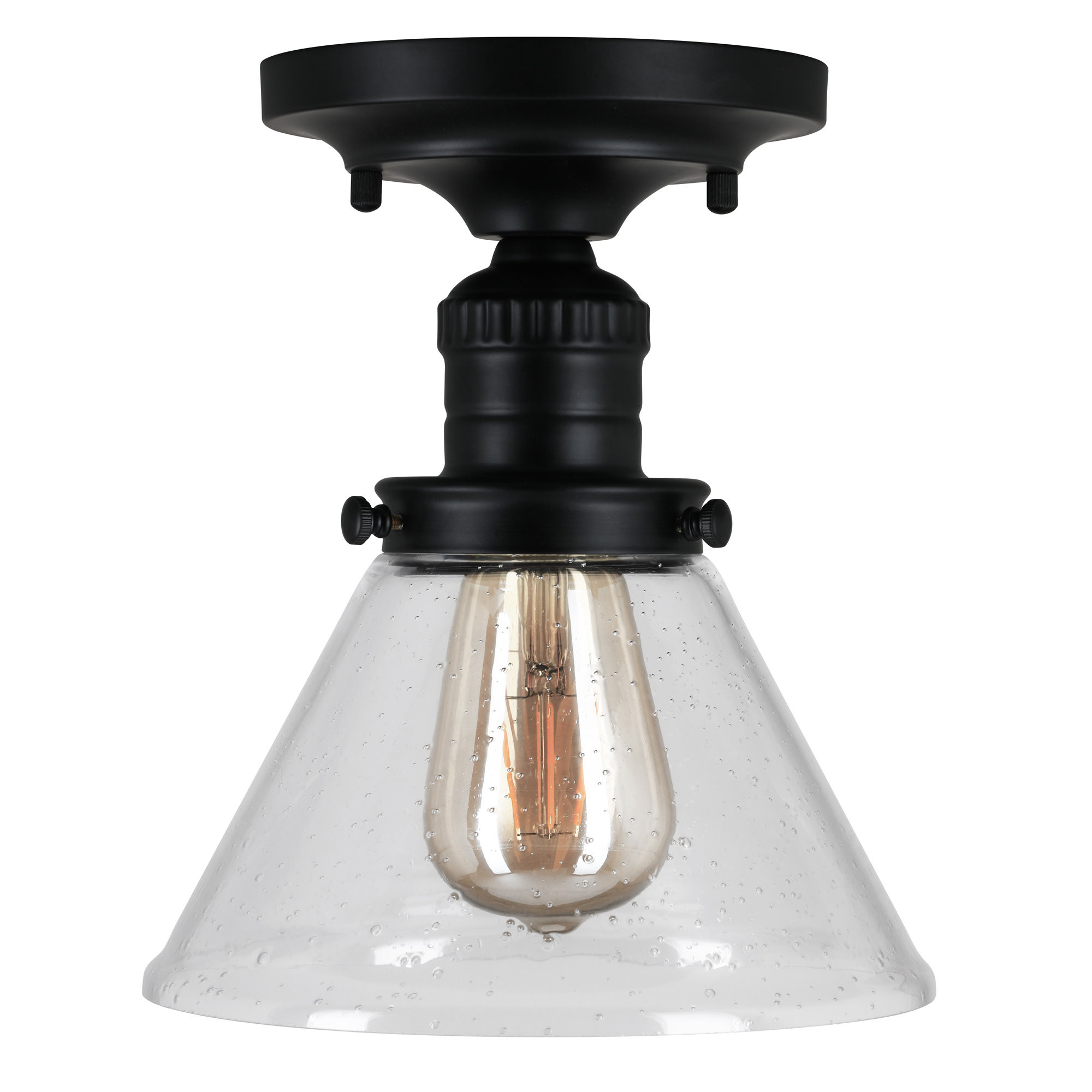 Breakwater Bay Vannatta 1-Light 7.88" W Semi Flush Mount & Reviews ...