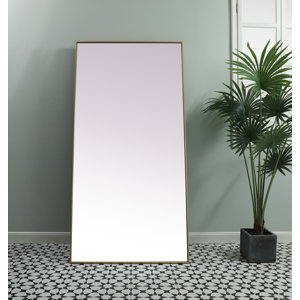 RE/FINE™ Sabine Metal Rectangle Floor Mirror & Reviews | Birch Lane