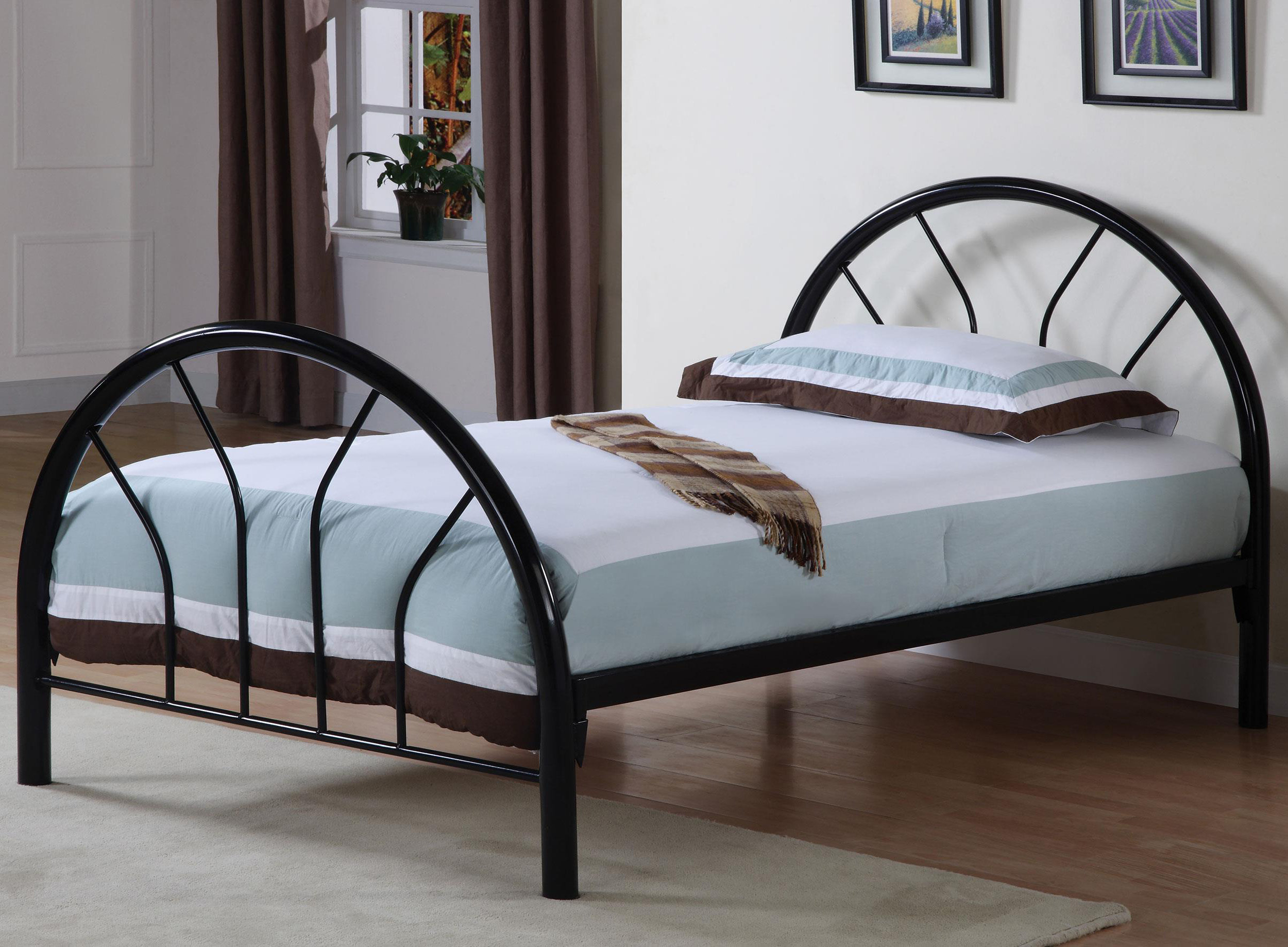 Ebern Designs Metal Twin Open Frame Bed - Wayfair Canada