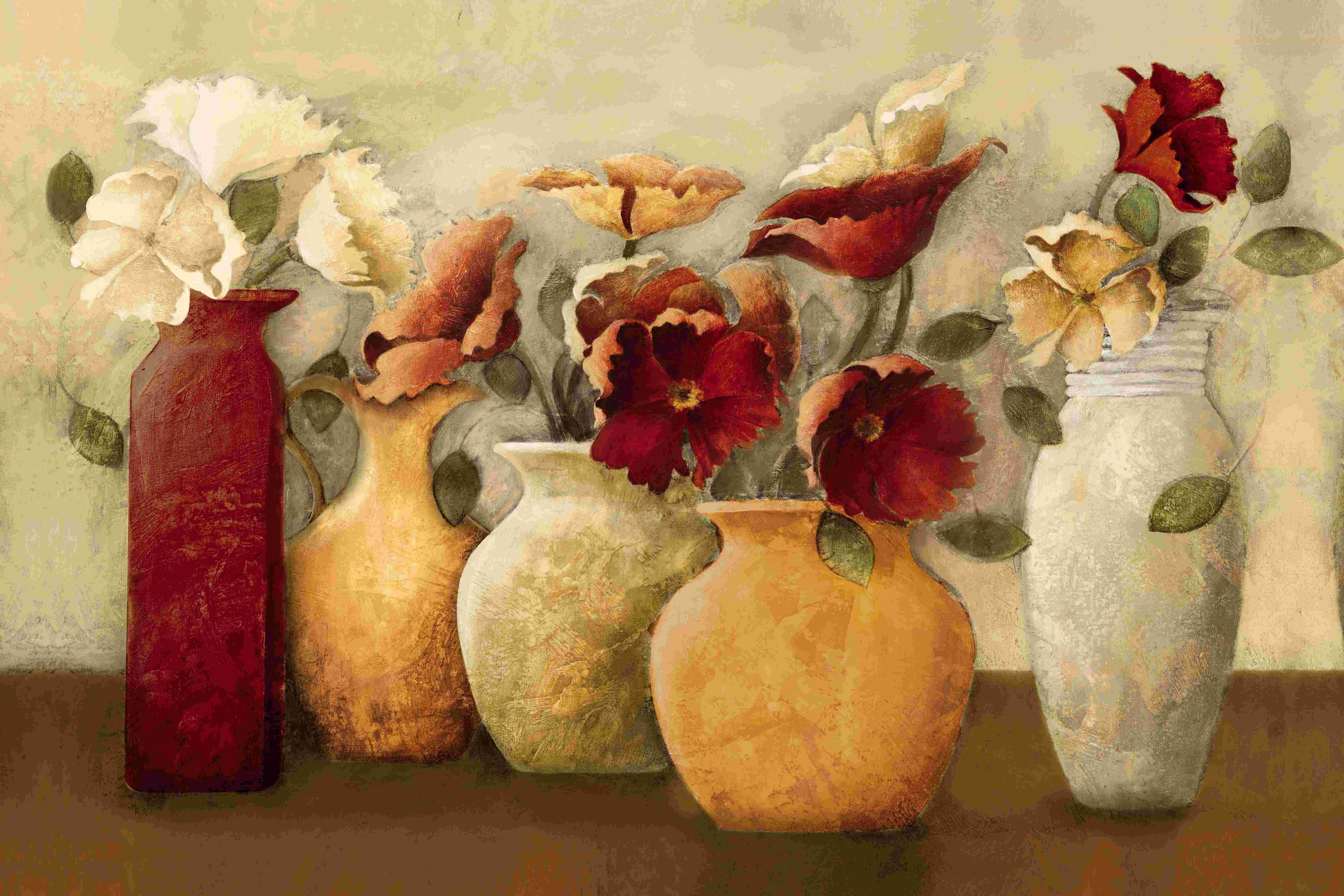 Winston Porter Pots And Pink Flowers - Wayfair Canada