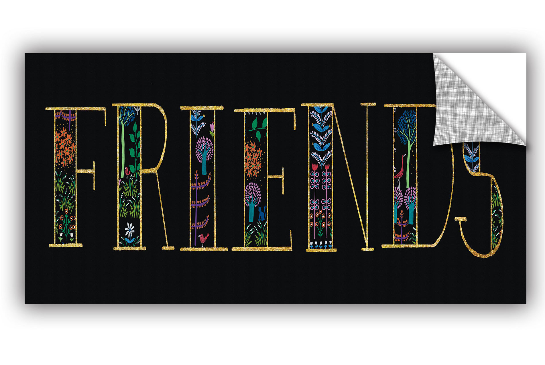 Trinx Bright Folklore Friends Removable Wall Decal - Wayfair Canada