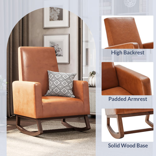 George Oliver Jancar Rocking Chair & Reviews | Wayfair
