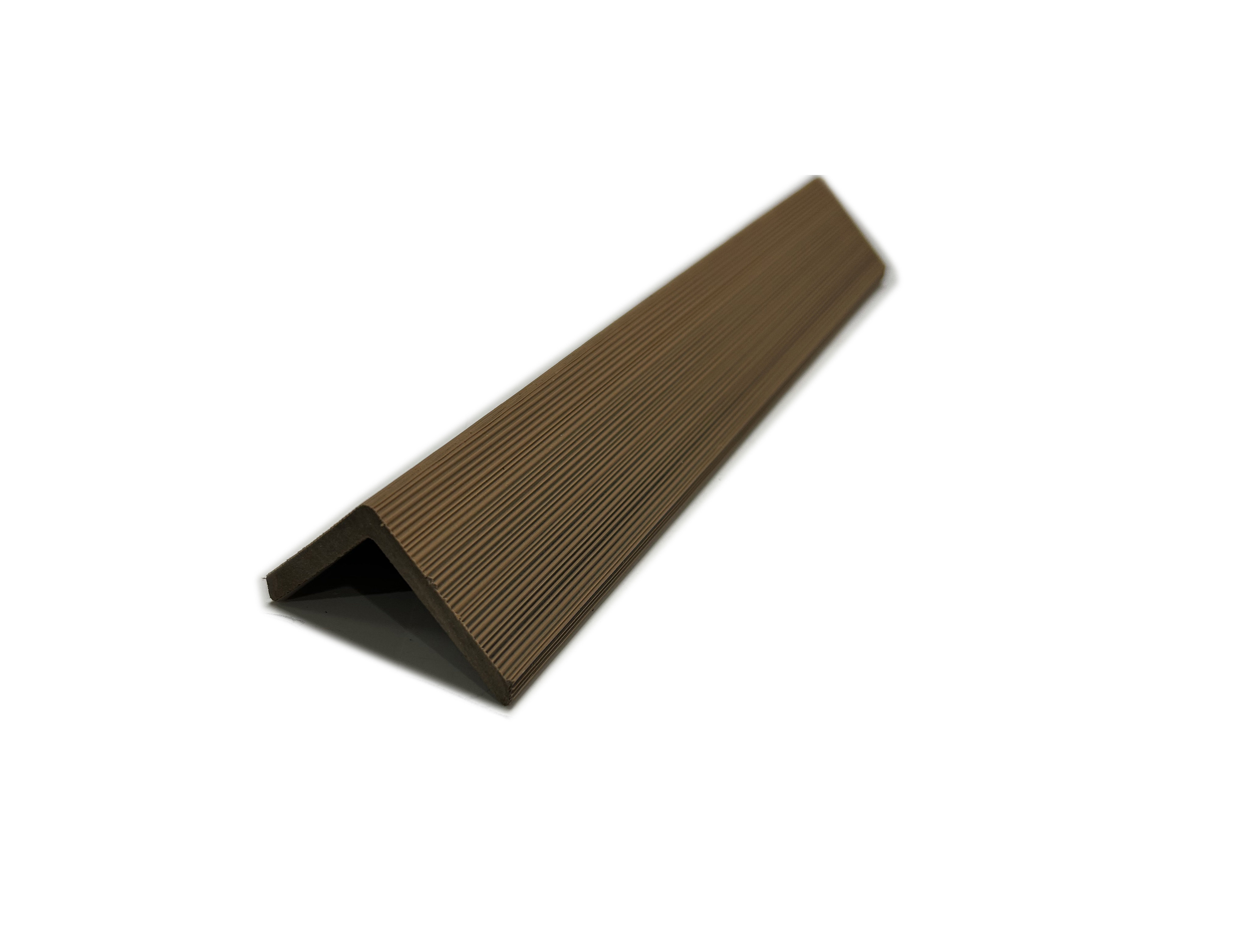 e-Joy 107" X 2" European Outdoor Grid Slat Wood Poly Composite Siding ...