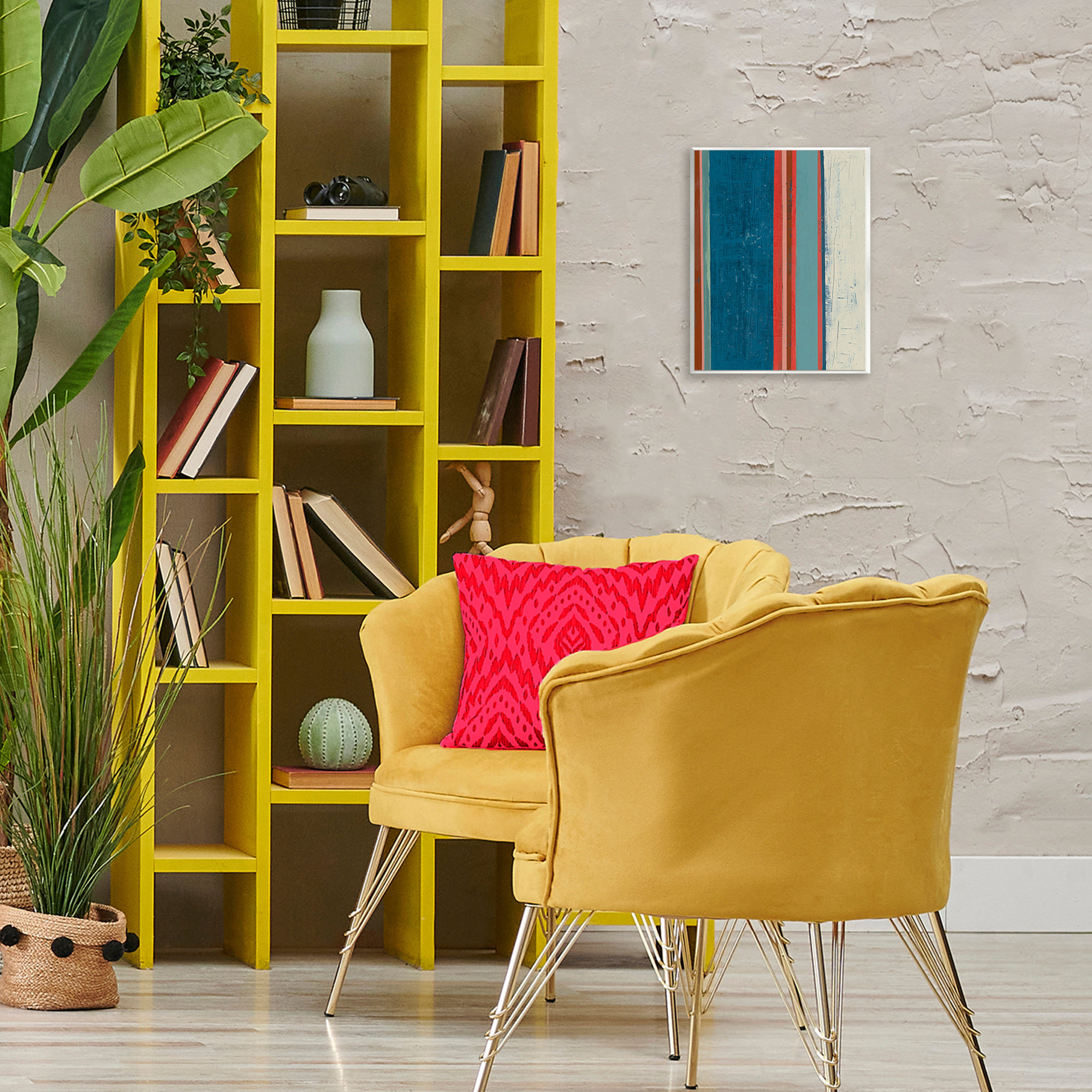 Highland Dunes Farmhouse Rustic Stripes Wall Plaque Art by Pippin ...