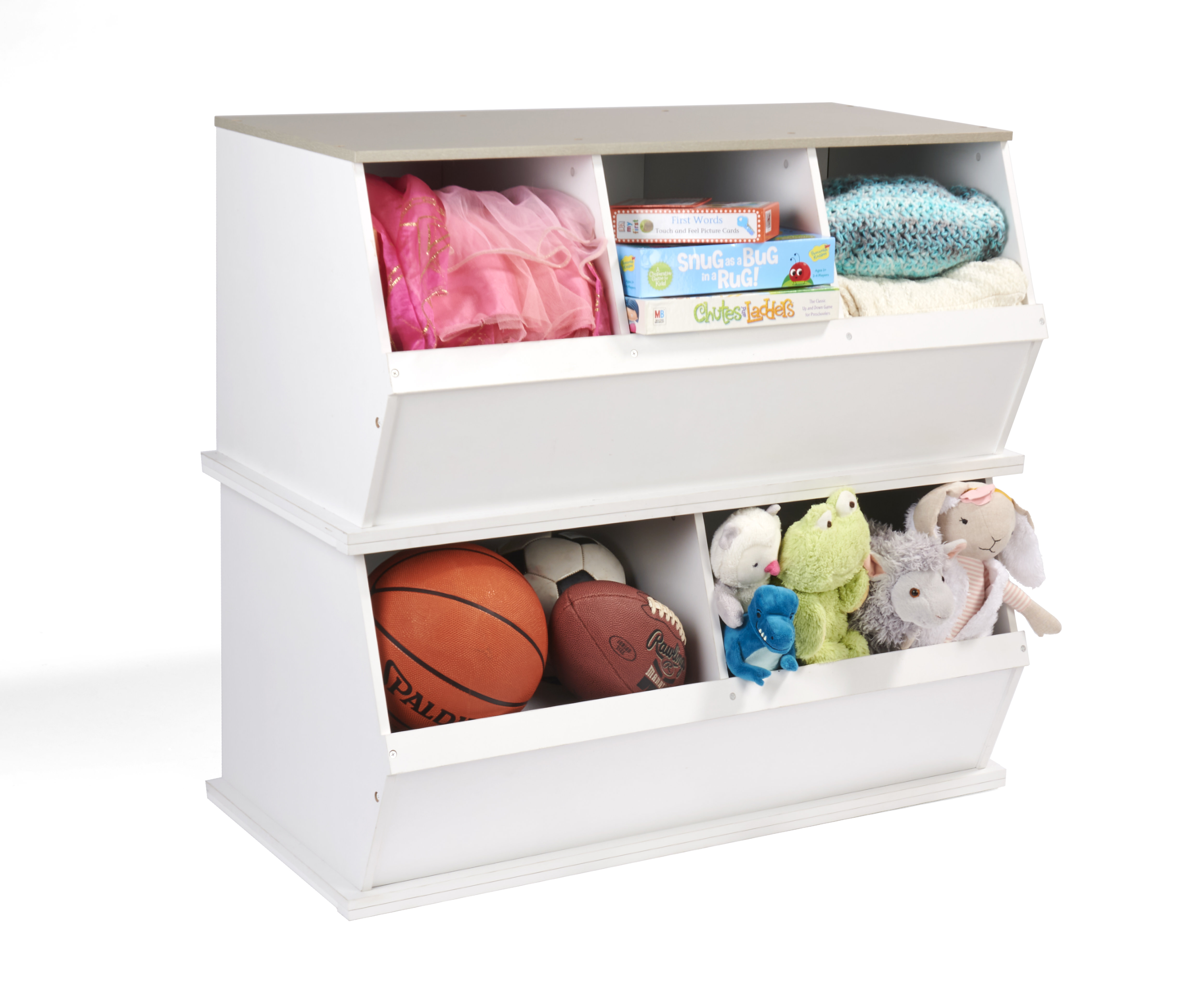 WFX Utility™ 3 Bin Stackable Toy Organizer & Reviews | Wayfair