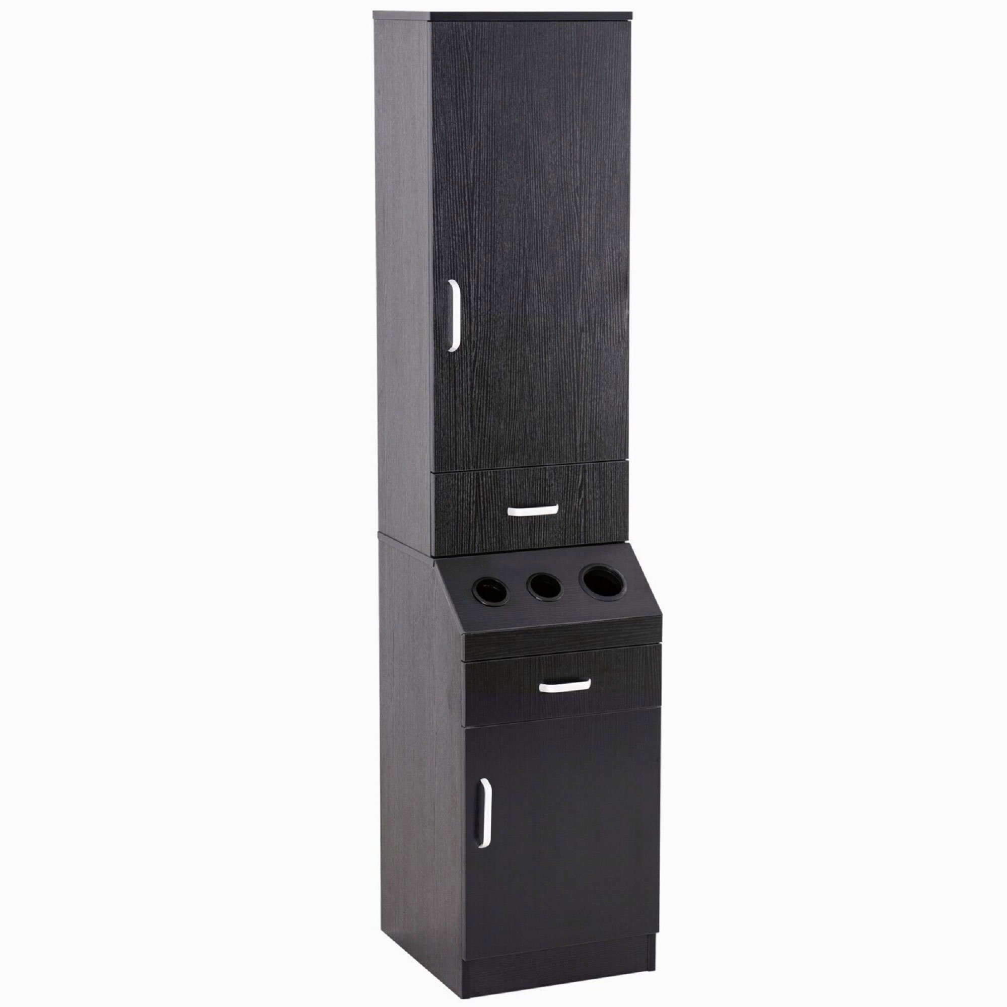 Ebern Designs Sighref Salon Station, Barber Stations with 2 Storage ...