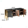 ChocoPlanet 48 Inch Accent 2 Door Sideboard Buffet Cabinet for Living ...