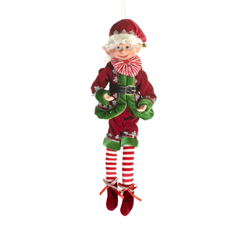 The Holiday Aisle® Hanging Fancy Elf | Wayfair