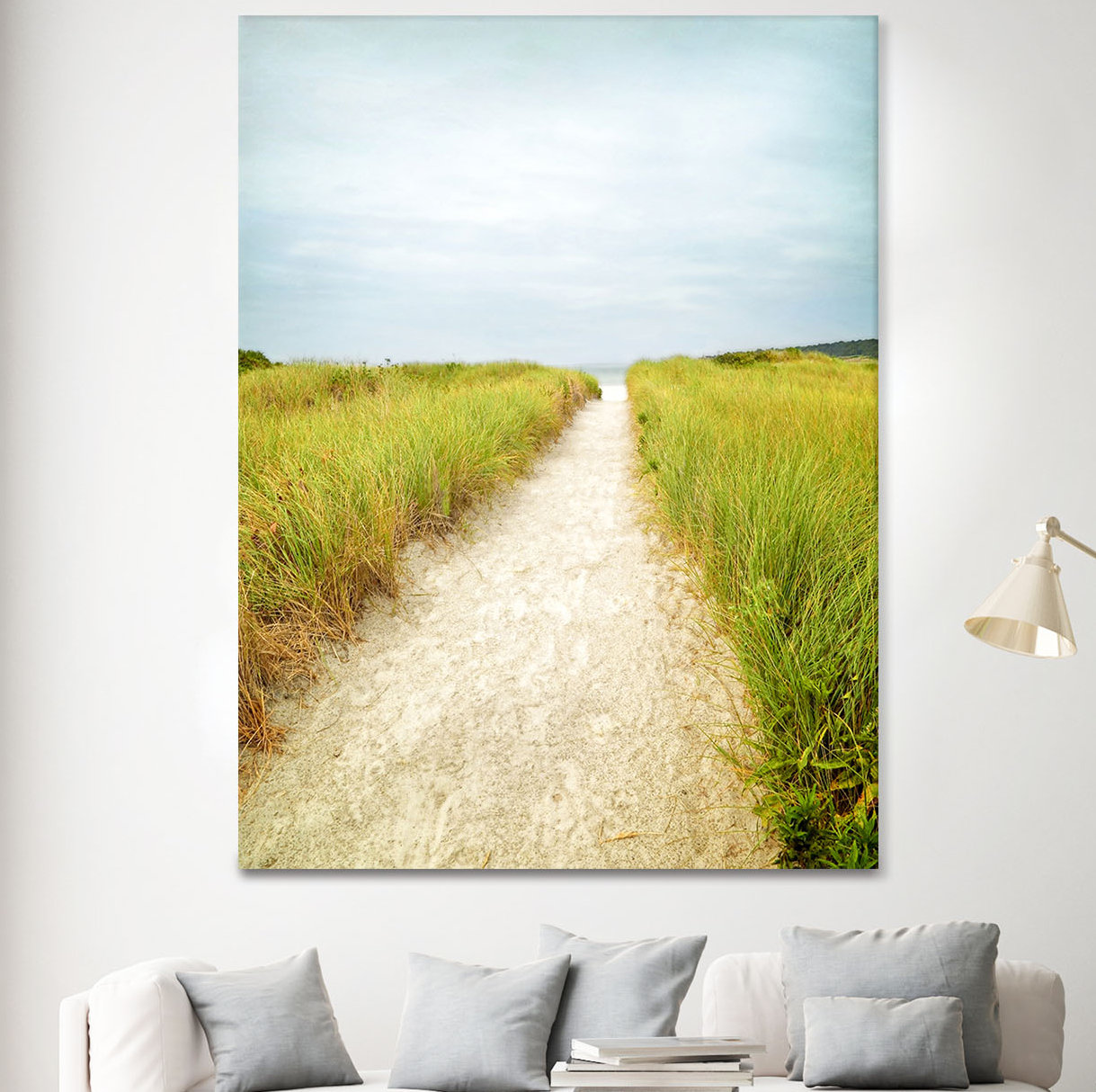Clicart 'Beach Trail' By Brooke T. Ryan - Wrapped Canvas Print ...