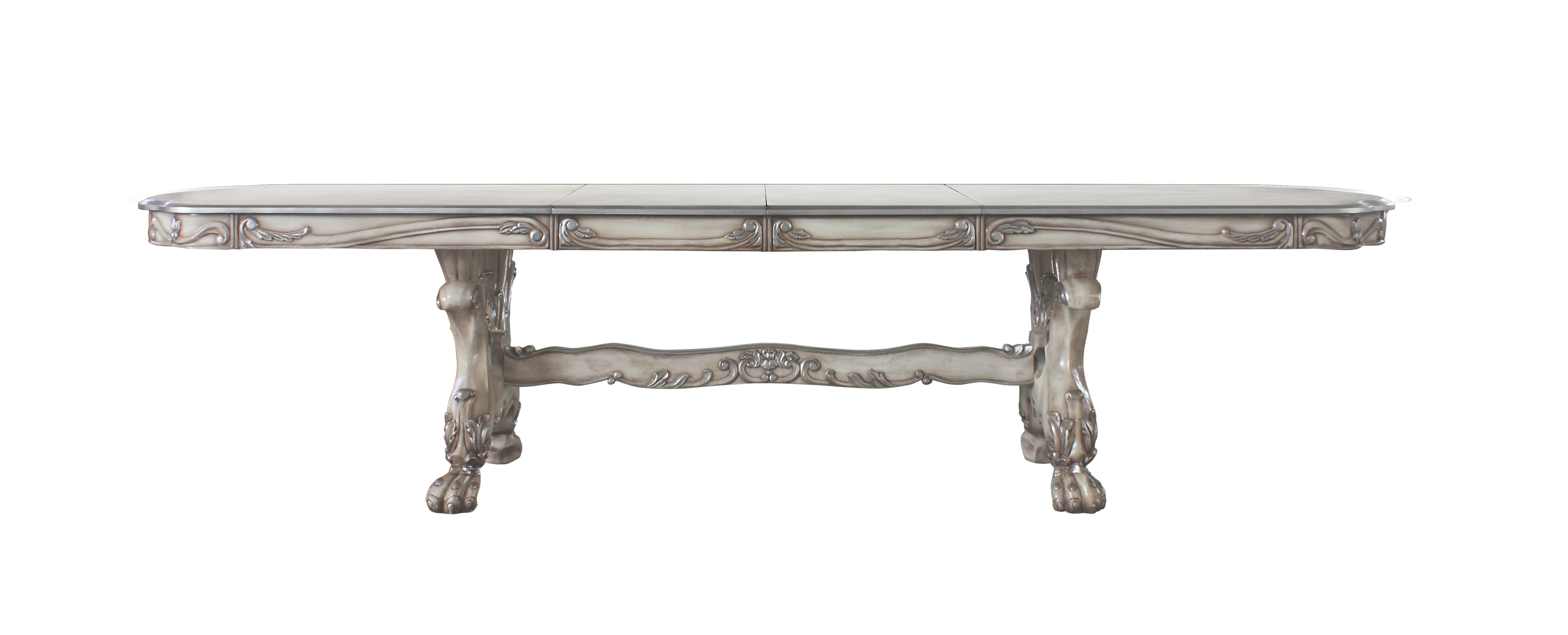 Astoria Grand Culcrum Vintage Bone White Rectangular Extendable Table | Wayfair