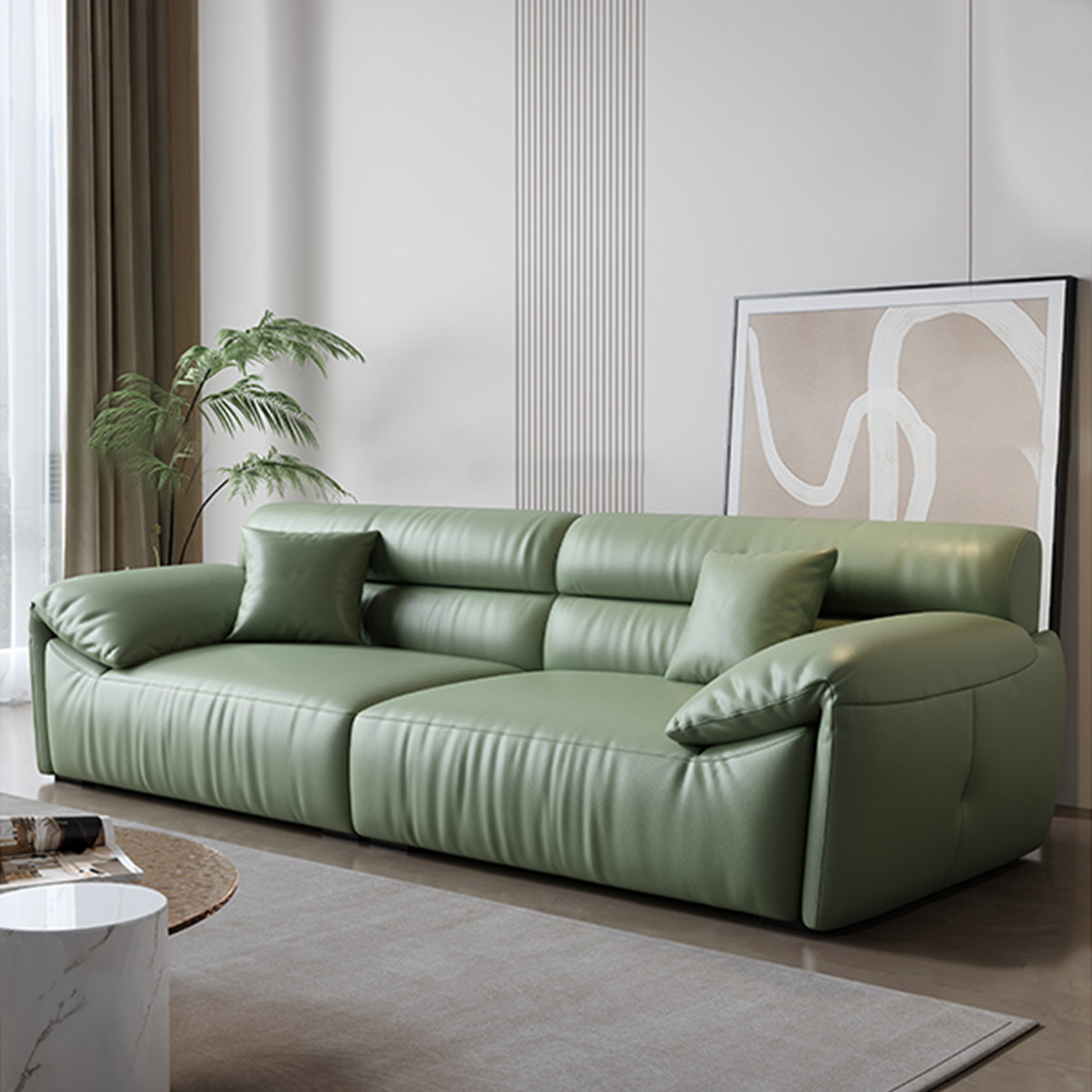 MABOLUS 110.24'' Pillow Top Arms Modular Sofa | Wayfair