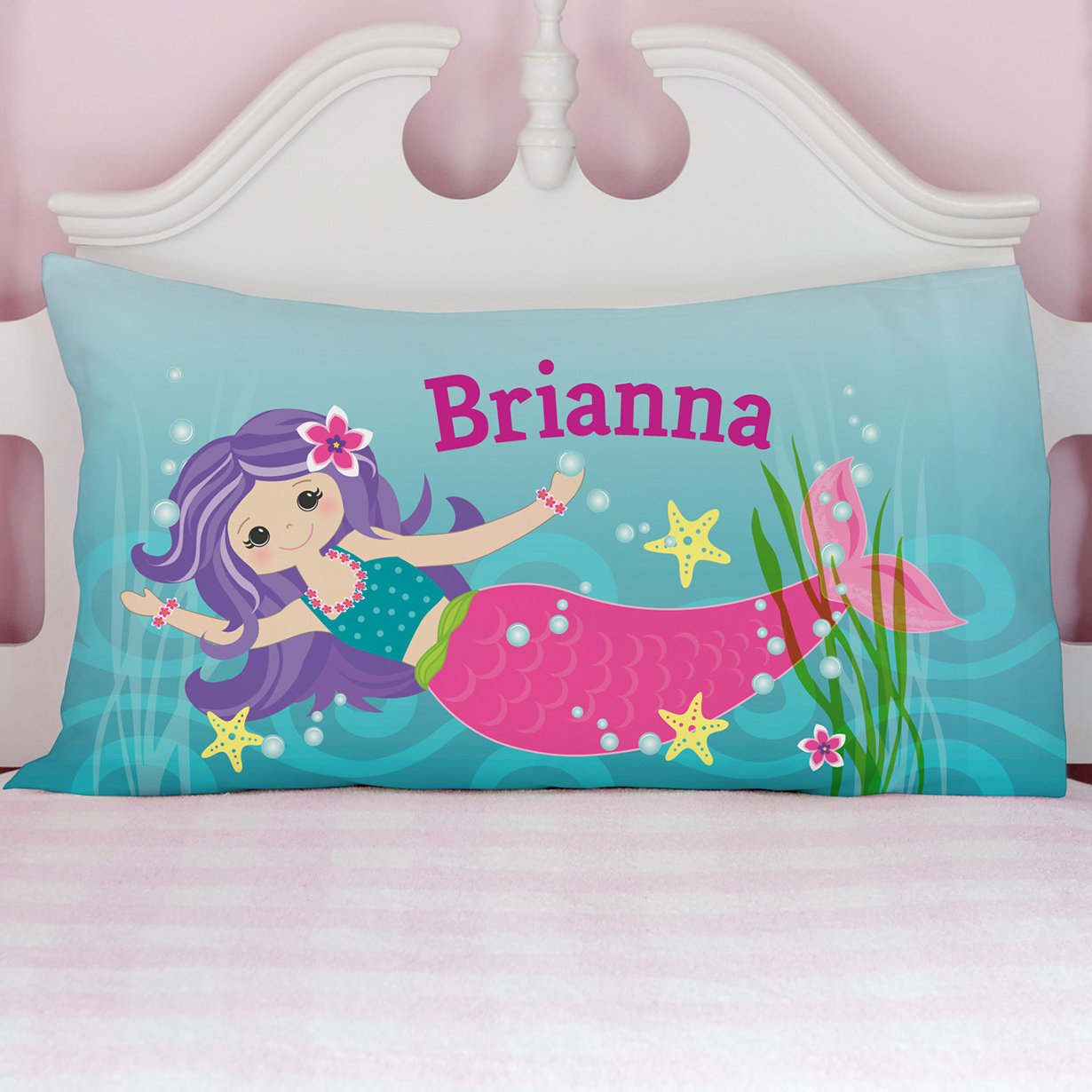 CPS Personalized Mermaid Pillowcase & Reviews | Wayfair