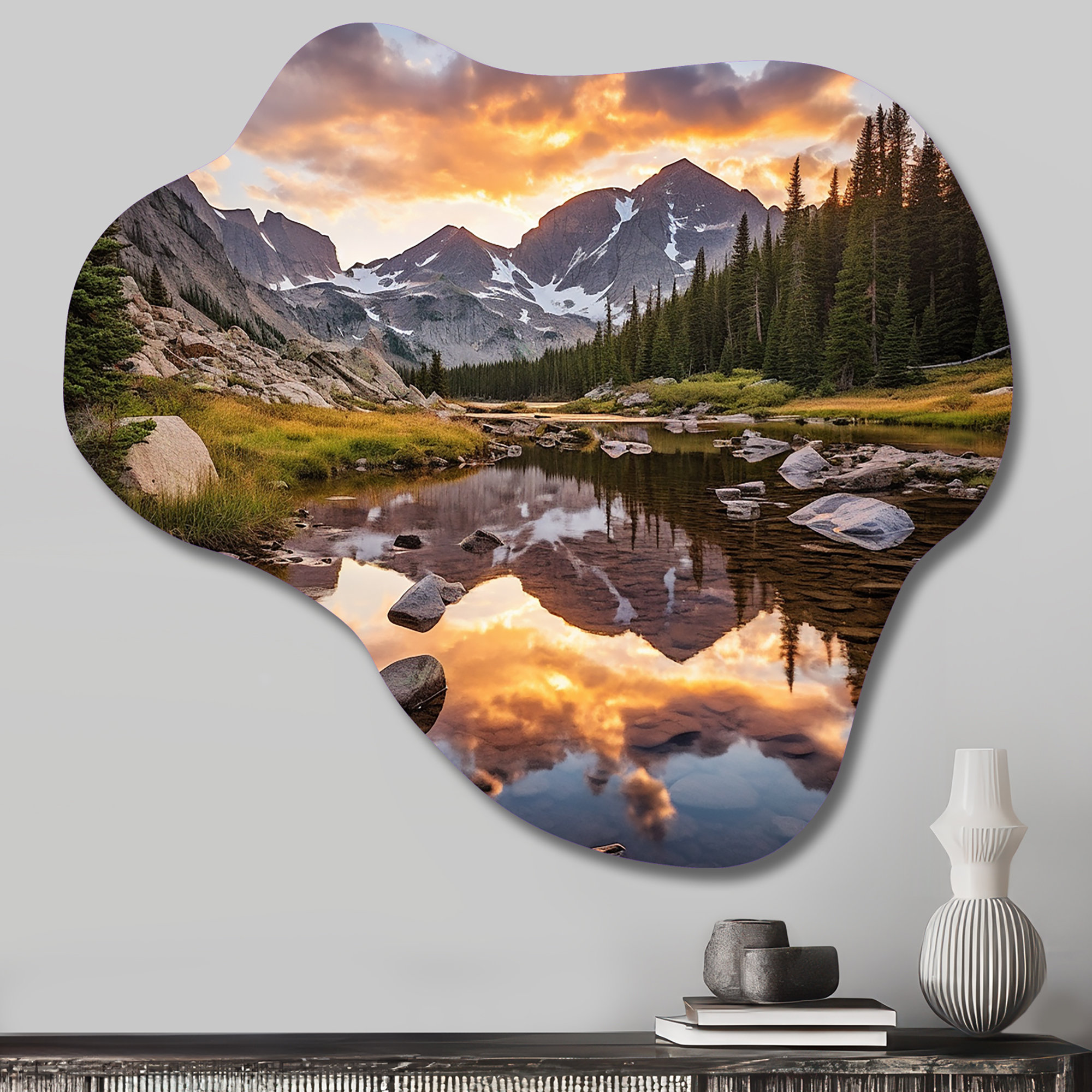 Millwood Pines Colorado Mountain Serenity III - Colorado Cloud Shape ...