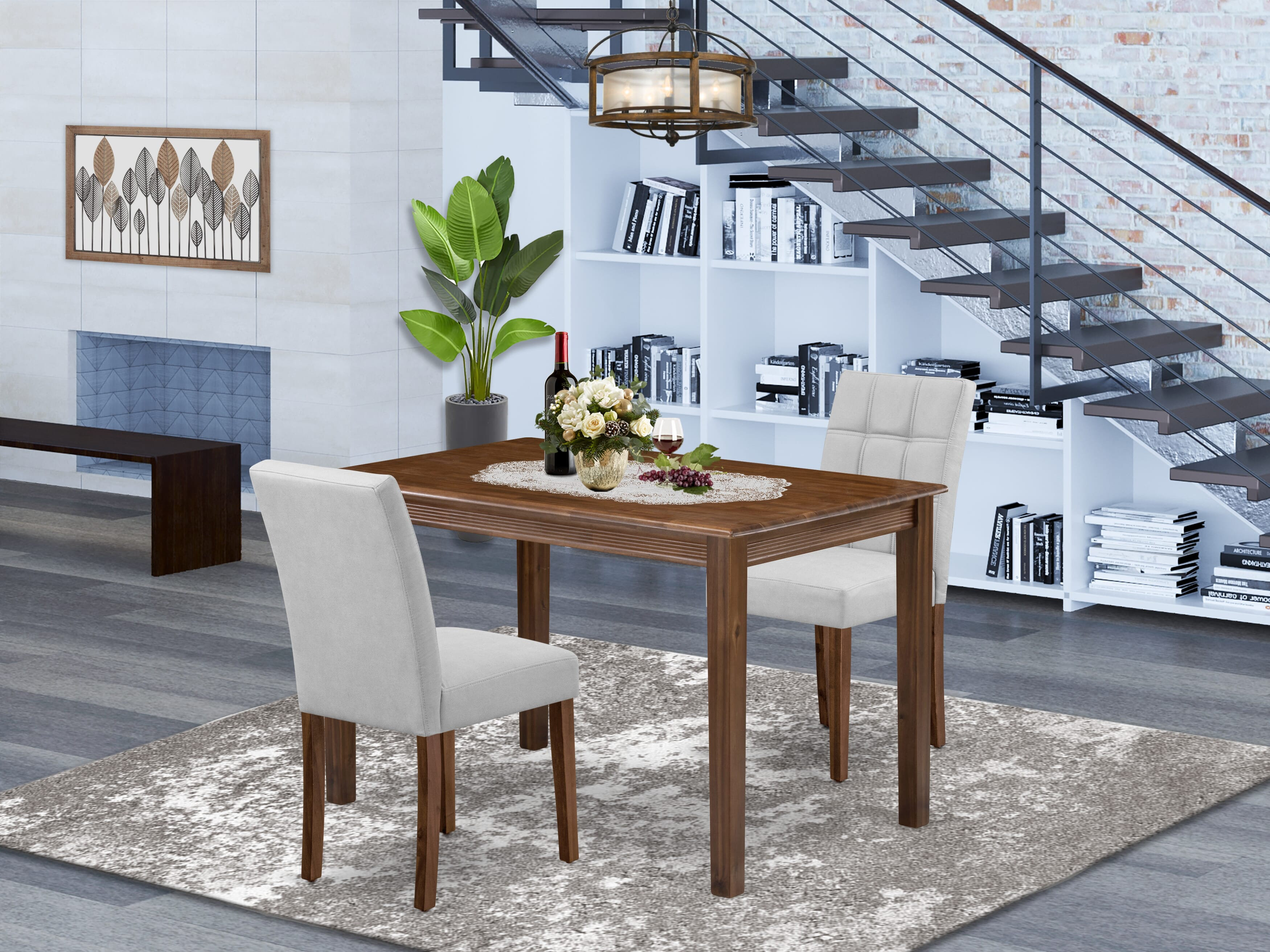 Winston Porter Nioma Rectangular 48'' L x 30'' W Dining Set | Wayfair