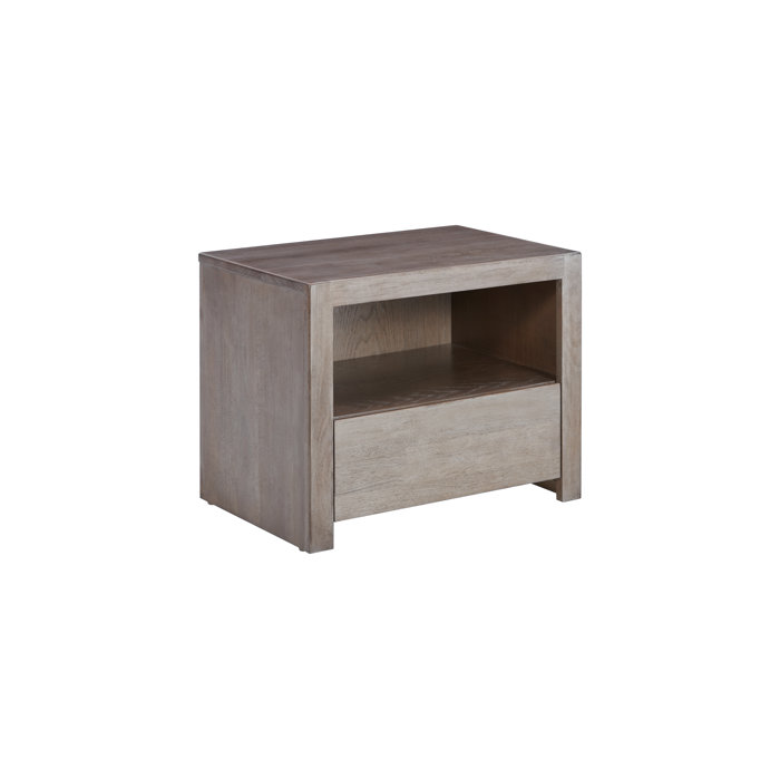 Loon Peak® Treble 20" Width - Drawer Nightstand in Taupe & Reviews ...